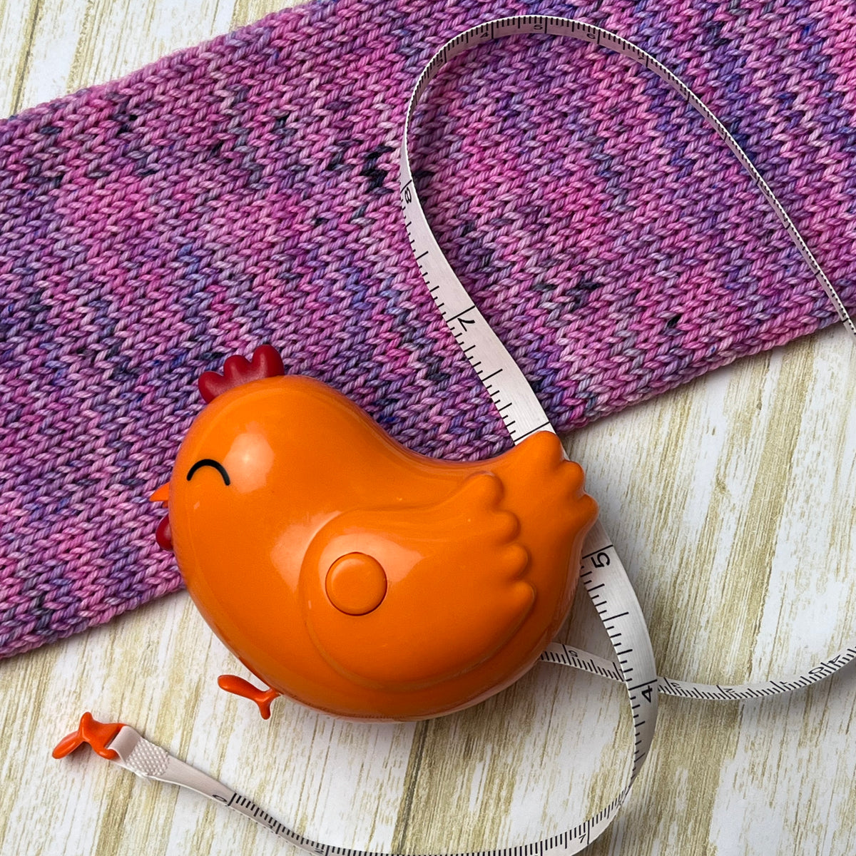 Chicken/Duck/Turtle Tape Measure – ChickenLadyFiberArts